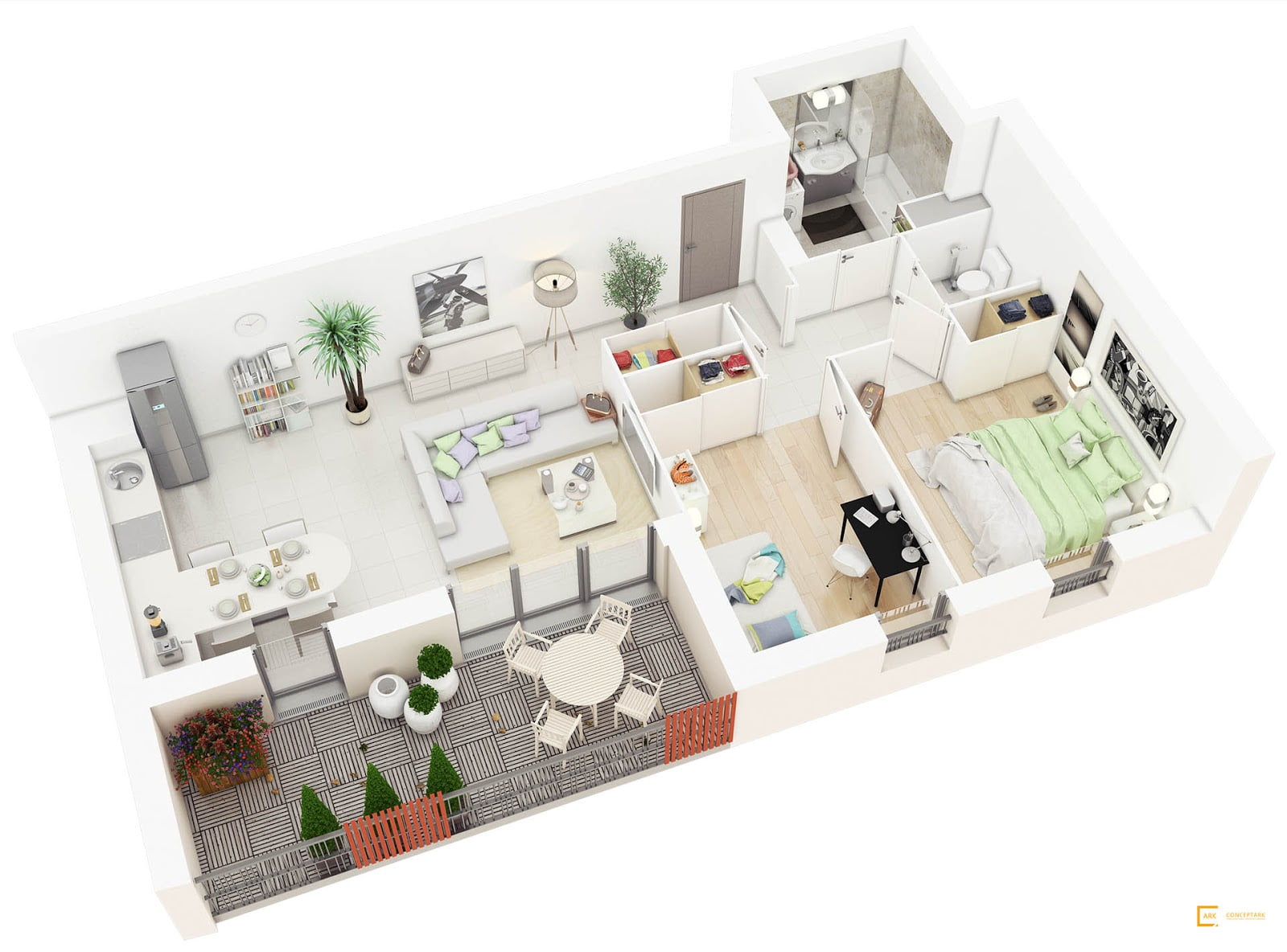 ¡20 inteligentes planos 3D que deberías usar para tener la casa ...