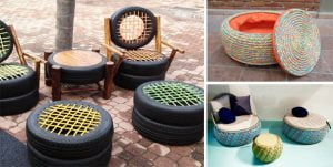 Crea fantásticos muebles con neumáticos | Ideas Perfectas