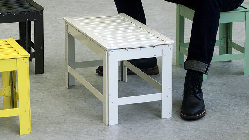 2D Furniture that Unfolds from the Wall to Become 3D – Grand Goldman