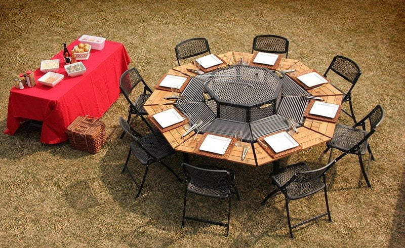 Parrilla Octagonal de 8 Plazas | Ideas Perfectas
