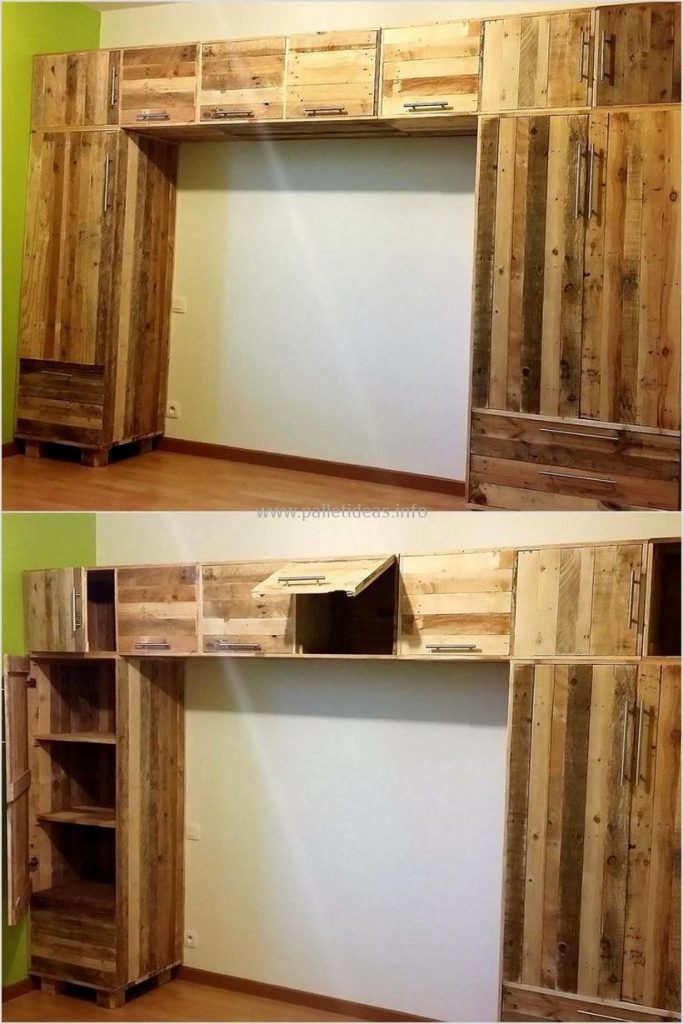 Originales ideas para reutilizar la madera antigua en armarios | Ideas ...