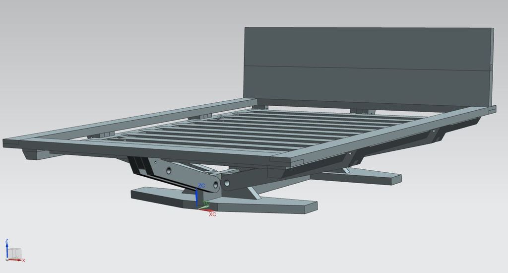 Modern Design Bed with Floating Perspective! – Grand Goldman