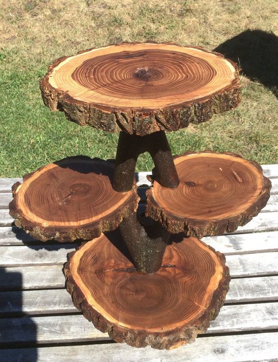 Hermosos muebles reutilizando troncos de madera | Ideas Perfectas